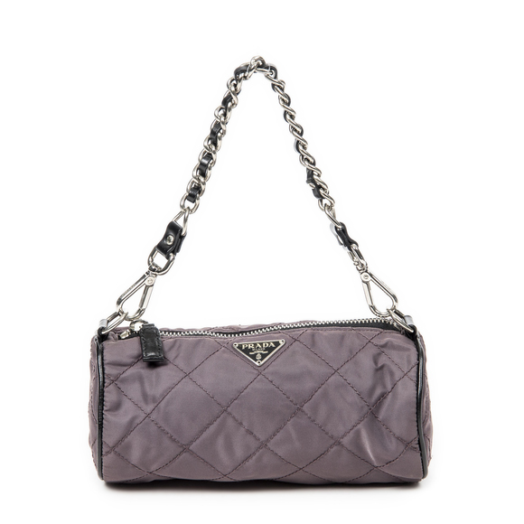 Prada | Bags | Prada Mini Barrel Chain Pouch | Poshmark